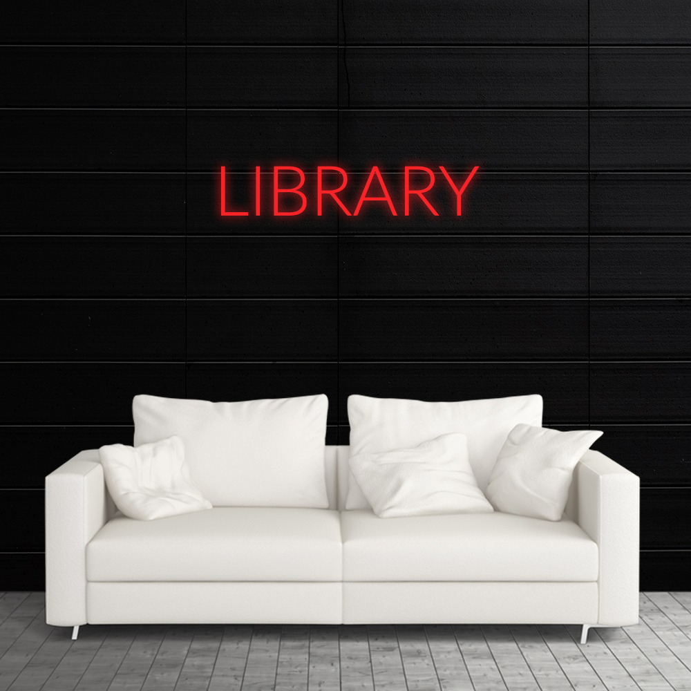 LIBRARY Sign – Neon Signs Lights