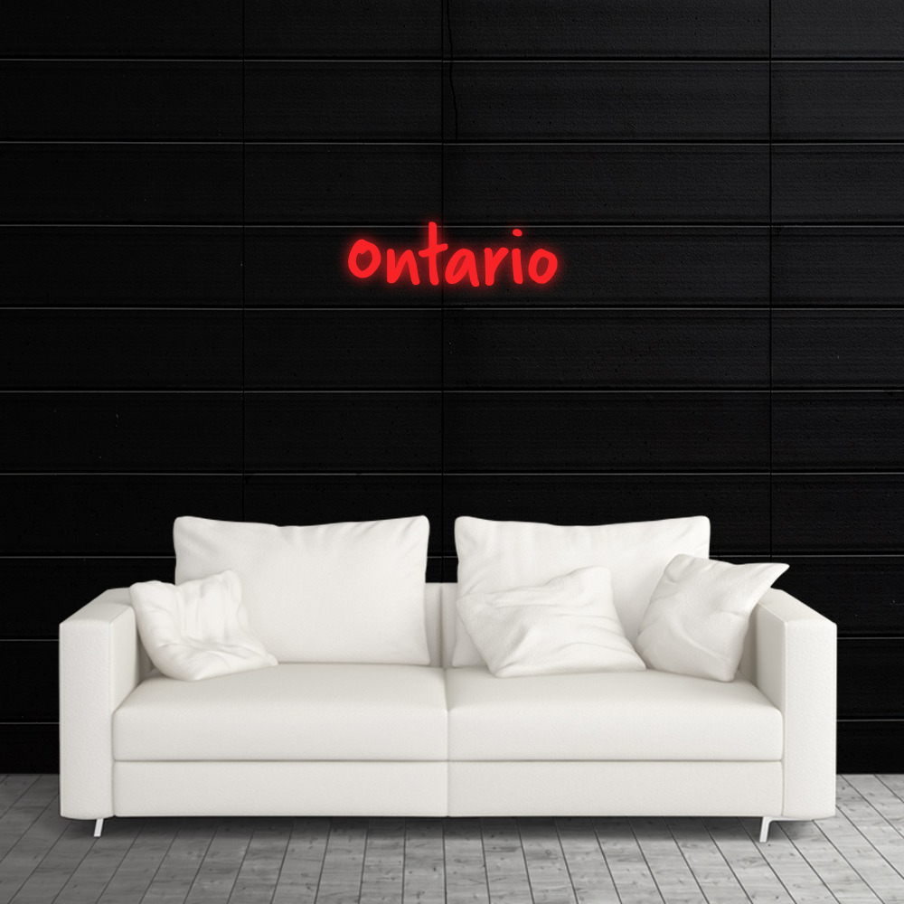 Ontario Sign – Neon Signs Lights