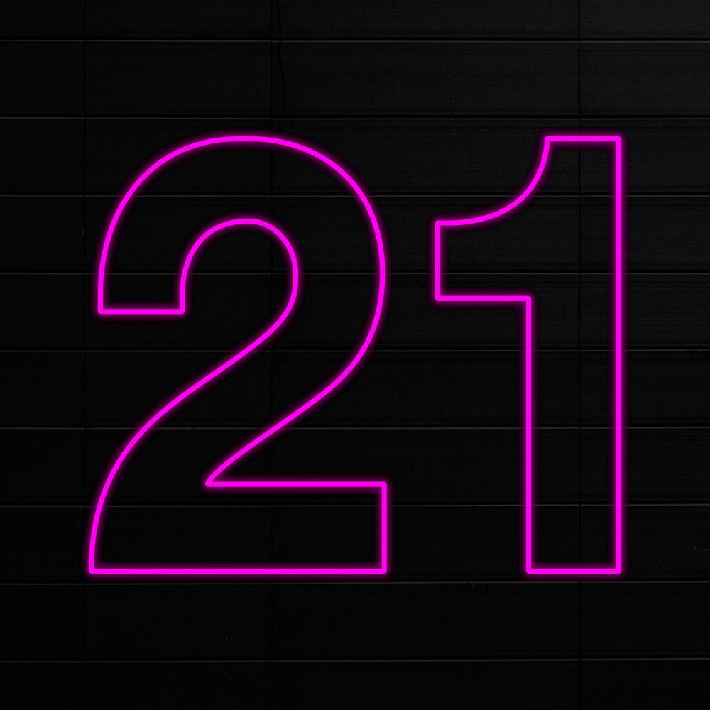21 Sign – Neon Signs Lights