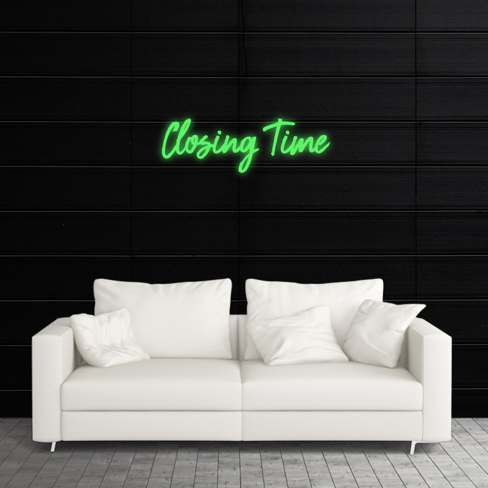 Closing Time – Neon Signs Lights