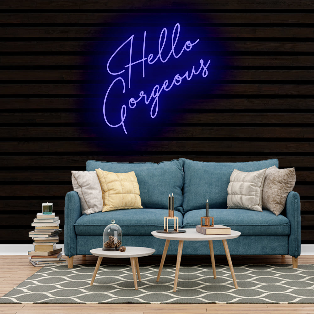 Hello Gorgeous Neon Sign Light – Neon Signs Lights