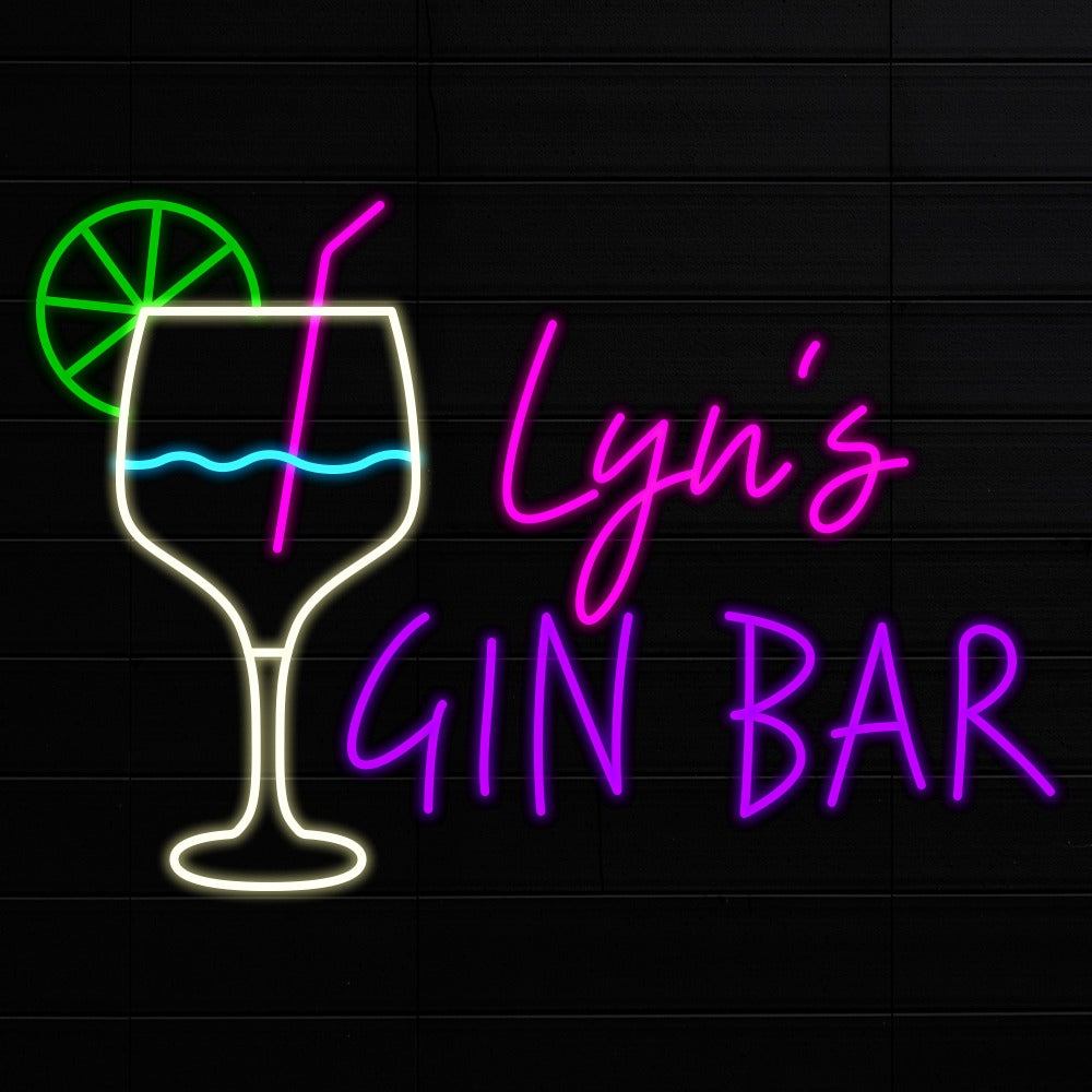 Lyn's Gin Bar – Neon Signs Lights