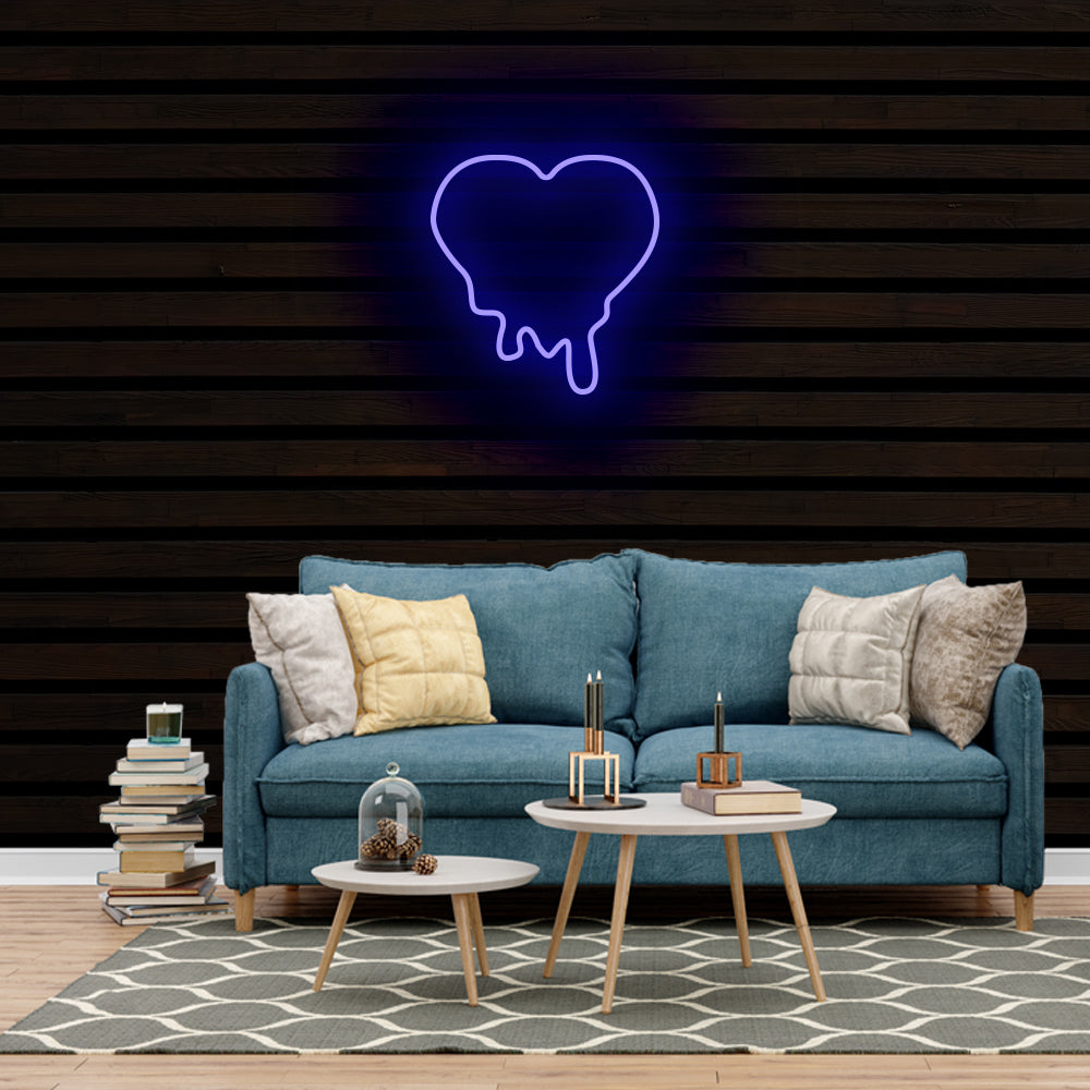MELTING HEART Neon Sign Light – Neon Signs Lights