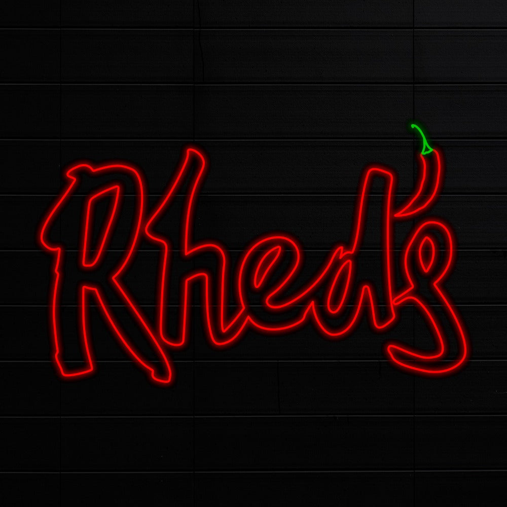 Rhed's logo – Neon Signs Lights