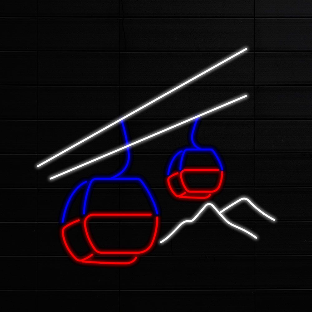 Ski Mountain Design – Neon Signs Lights