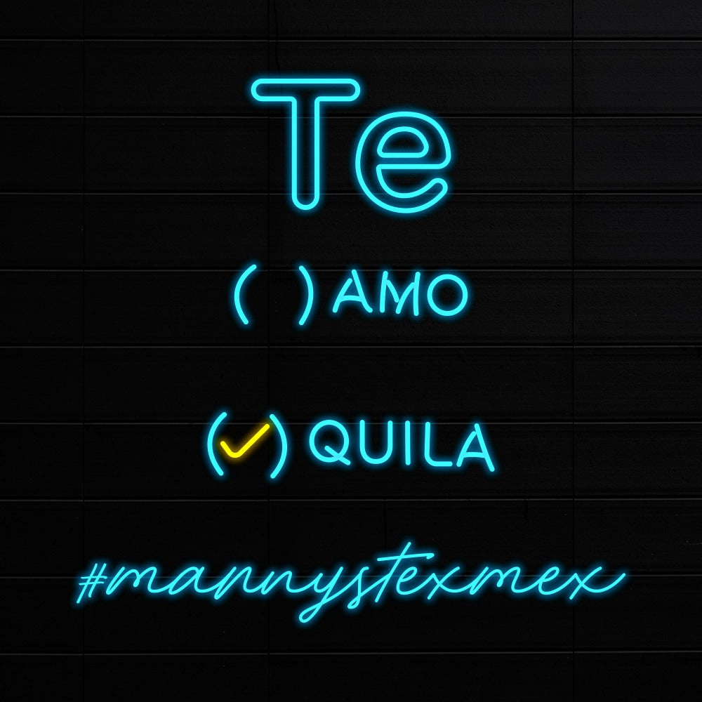 Te Amo Tequila – Neon Signs Lights