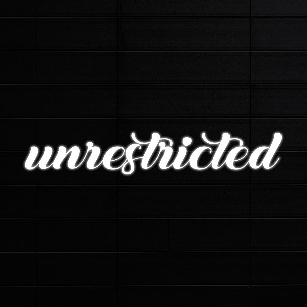 Unrestricted – Neon Signs Lights