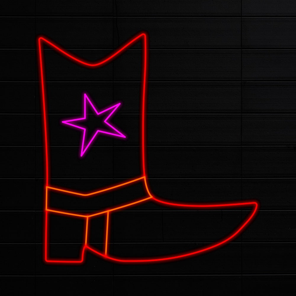CowGirl Boot – Neon Signs Lights